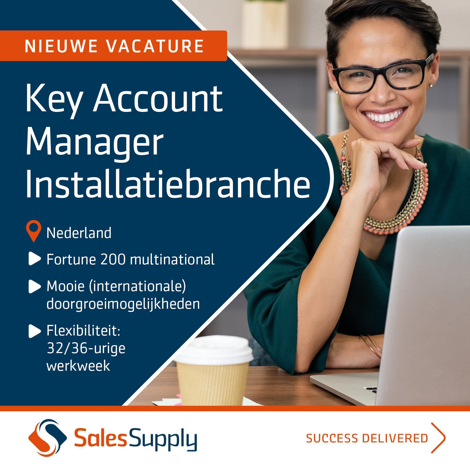 Nieuwe vacature: Key Accountmanager bij Fortune 200 multinational